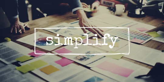 Simplify Simpleness Clarify Easiness Minimal Concept - FlexJobs